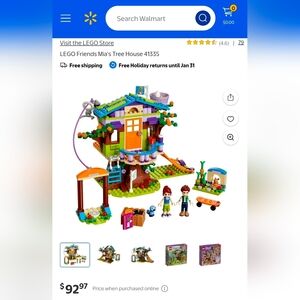 Lego | Toys | Discontinued Set Lego Friends Tree House Adventure Set ...
